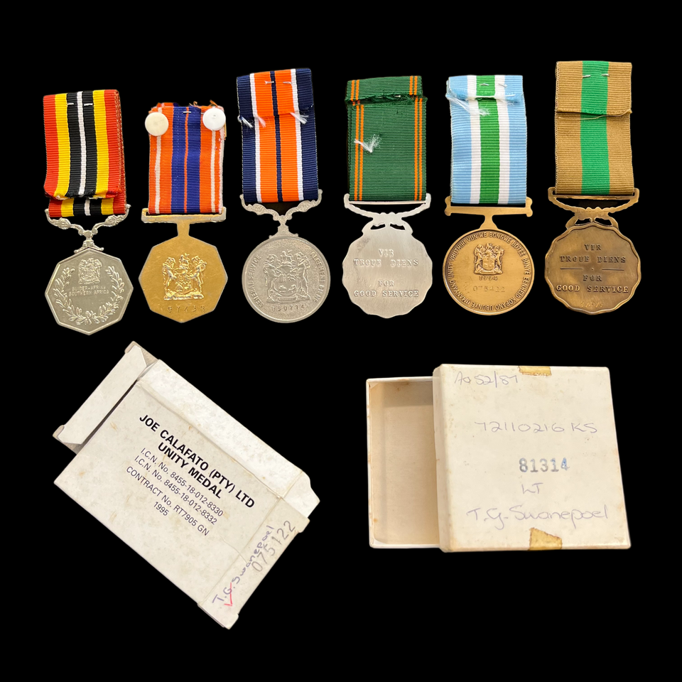 Border War SADF Paratrooper Medal Group – Expedition Antiques