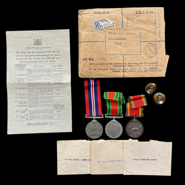 WWII UDF Signal Corps Medal Group – Expedition Antiques