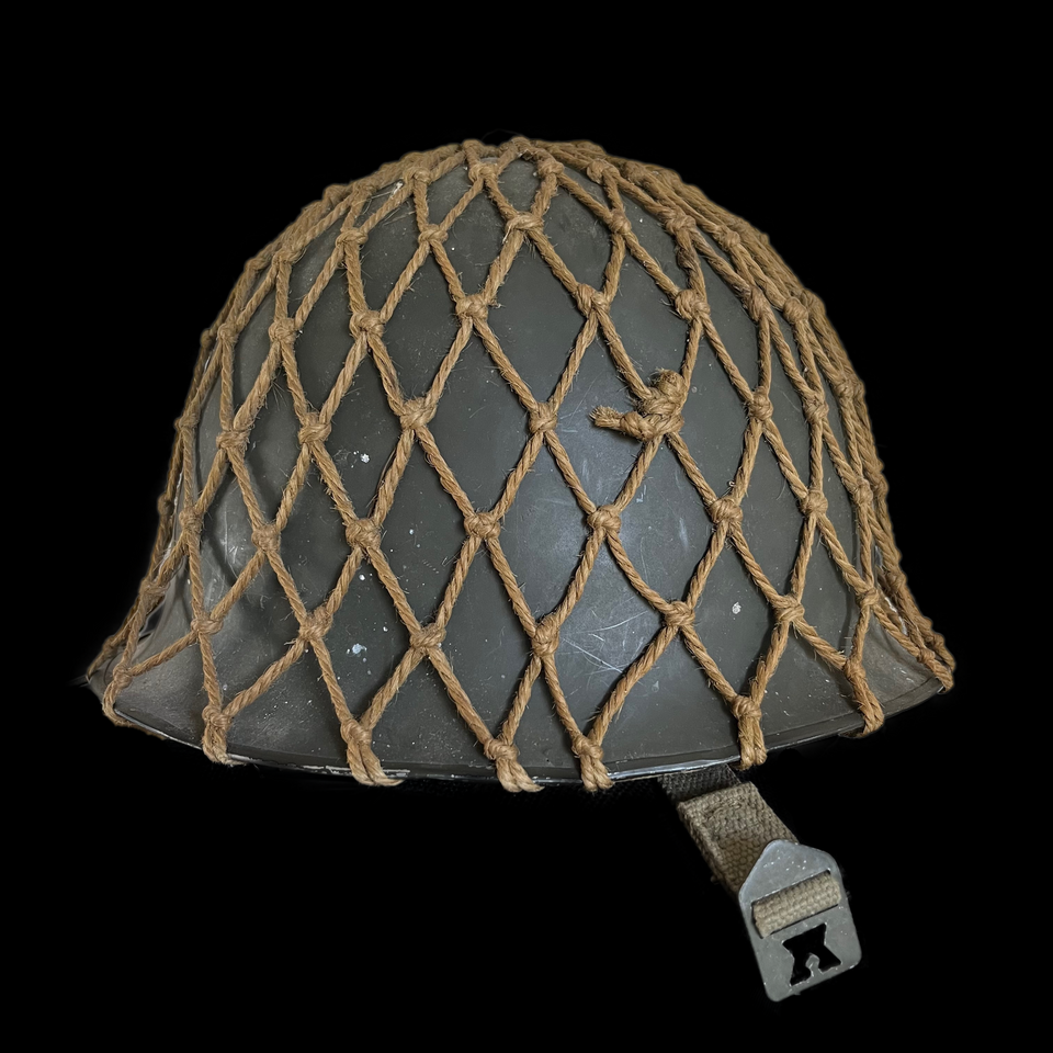 M63 Staaldak with Net – Expedition Antiques